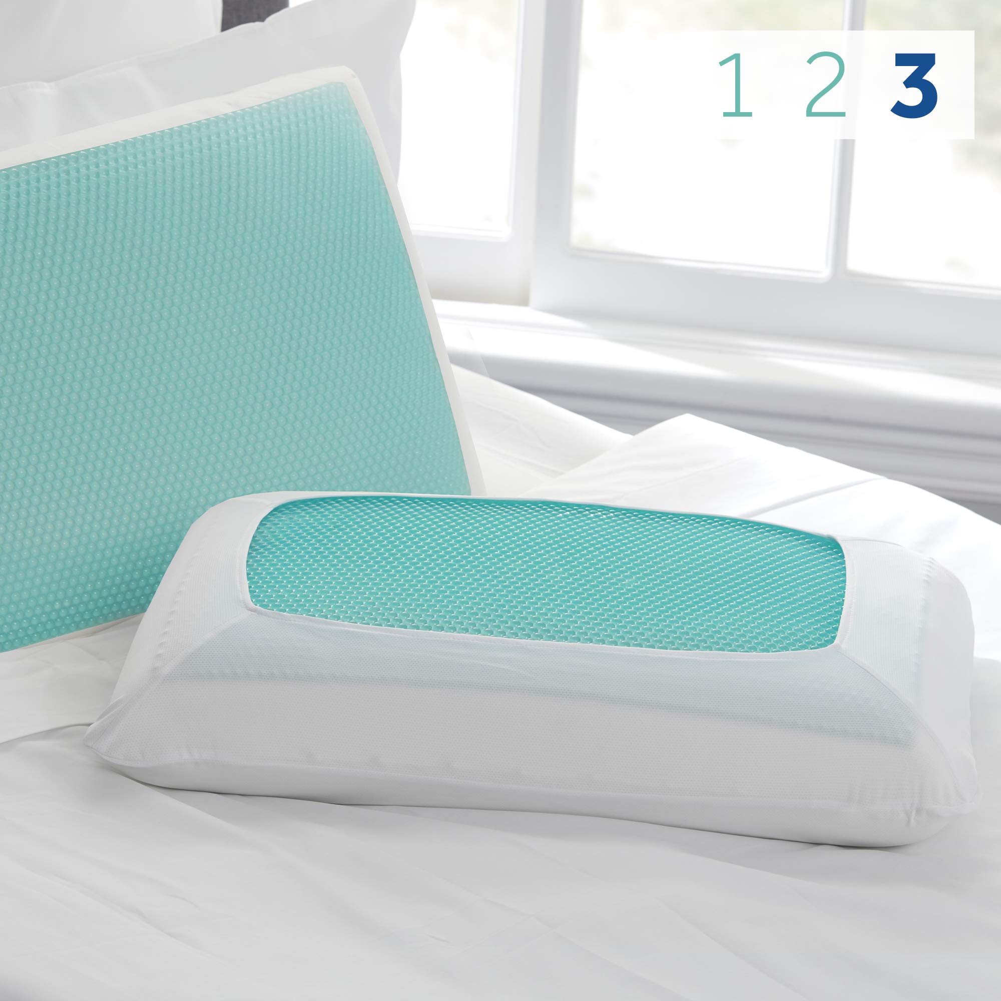 Sealy 3-in-1 Cool Comfort Full Mattress Topper and Pillow Set