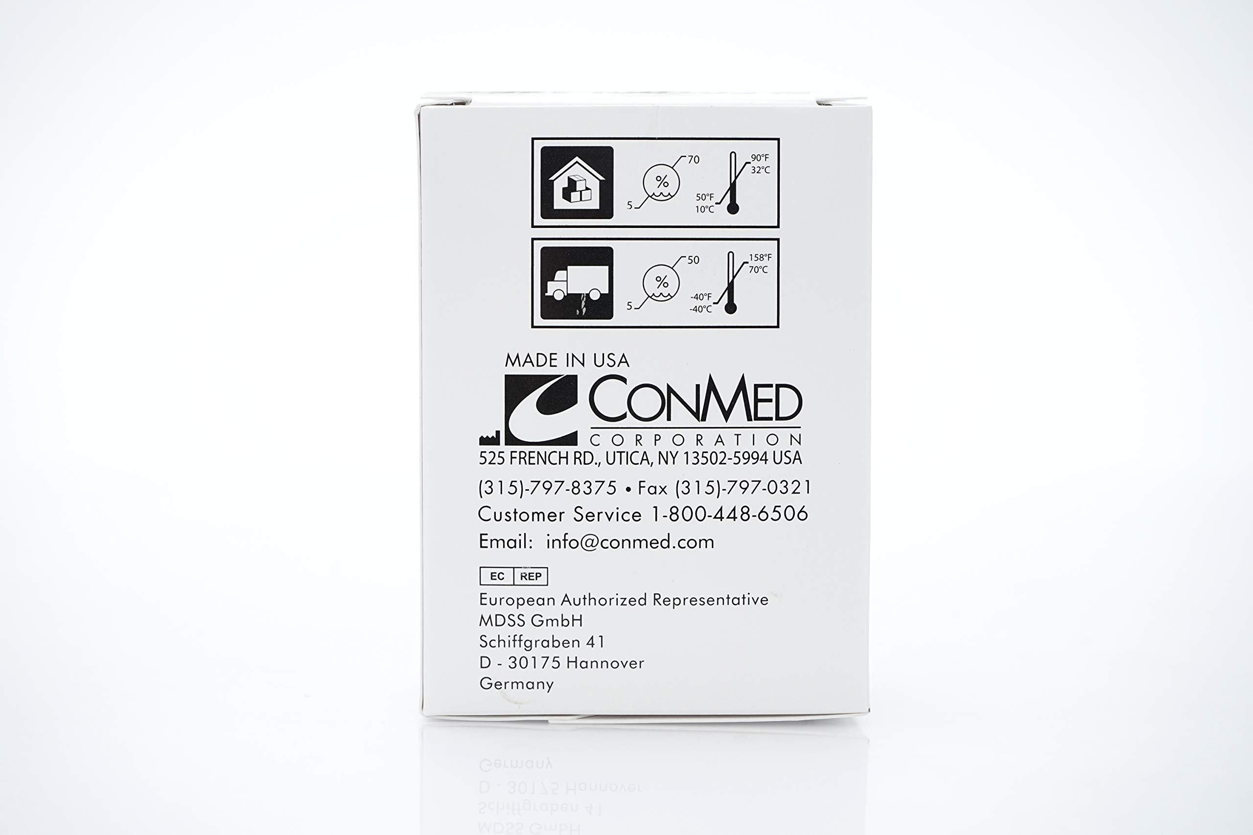 Conmed Electrolase Hyfrecator Electrodes, Blunt, Disposable Hyfrecator Tips, Non-Sterile, Case of 100, 7-101-12BX