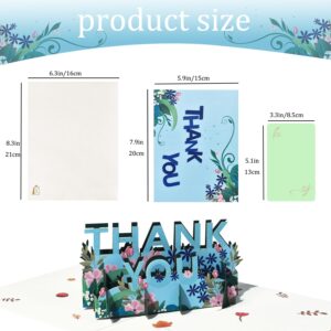 Magic Ants Pop Up Thank You Card 3D Thanksgiving Pop-Up Give Thanks Greeting Cards Mothers Fathers Day Business Gratitude Appreciation Friendship Belated Grad 1Pack