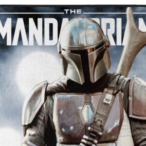 NORTHWEST Star Wars The Mandalorian The Child Never Easy Super Plush Throw Blanket 46" x 60" (117cm x 152cm)