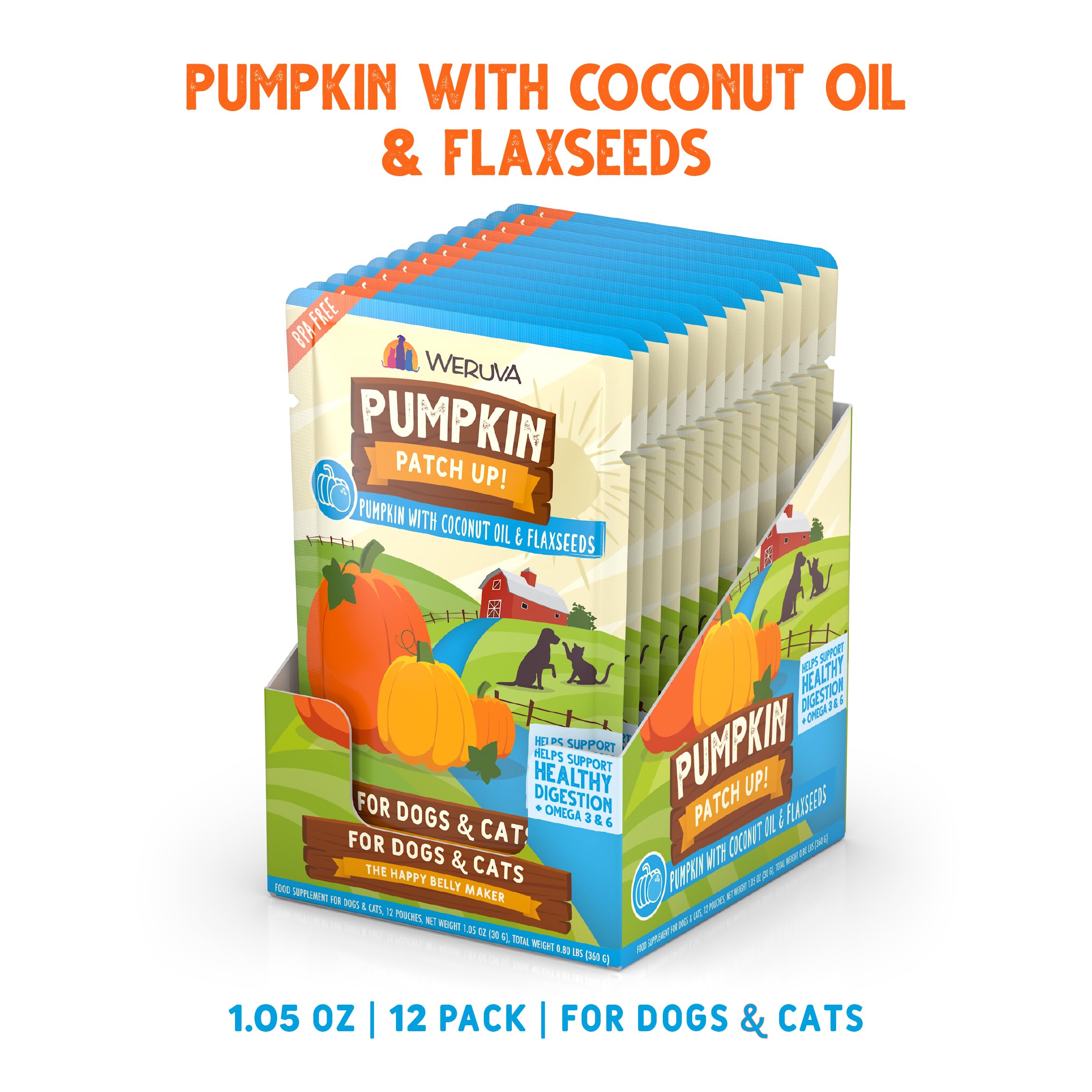 Weruva Pumpkin Patch Up! Pumpkin Pouches for Dogs & Cats