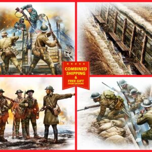 Masterbox Bundle LOT of Hand-to-Hand Fight in The Trench 4 Plastic Kits 1/35 MB