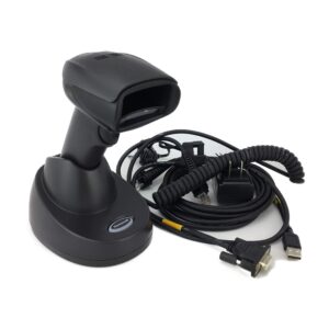 honeywell xenon extreme performance (xp) 1952g-hd (high density) cordless barcode/area-imaging scanner (2d, 1d, pdf, postal) kit, includes cradle, power supply, rs232 cable and usb cable