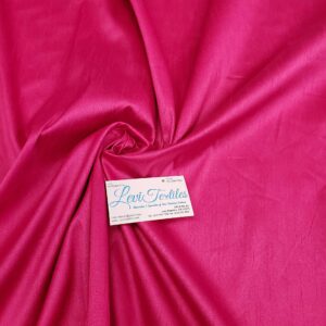 Levi Textiles, INC. Imitation Raw Silk Shantung Dupioni Fabric - 58/60" - Sold by The Yard - 100% Poly Dupioni Faux Silk (Fuchsia)