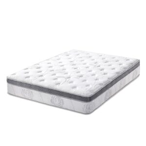 primasleep full mattress, 13 inch hybrid mattress, gel infused memory foam, pocket spring for support and pressure relief, certipur-us certified, bed-in-a-box, firm, full size