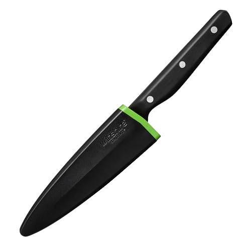 Wiltshire Staysharp Triple Rivet Utility Knife 13cm 5",Kitchen Knife with Built-in Sharpener,Keep Your Knife Sharp at All Times,Slim Design Scabbard,Ergonomic Triple Rivet Handle,10 Year Guarantee