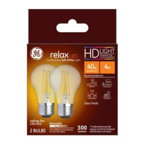 led bulb sft wht 4w 2pk