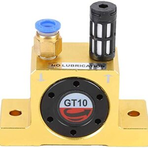 GT10 Pneumatic Control Turbine Vibrator, G 1/8" Pneumatic Tools Noiseless Pneumatic Fittings Pneumatic Oscillator