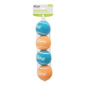 Outward Hound Tennis Ballz Fetch Dog Toy, 4-Pack