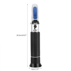 Refractometer,Alcohol Tester,Hydrometer Alcohol,Handheld Wine Tester Meter Measure Instrument,Wine Refractometer Alcohol 0-80% Test Refractometer