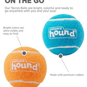 Outward Hound Tennis Ballz Fetch Dog Toy, 4-Pack