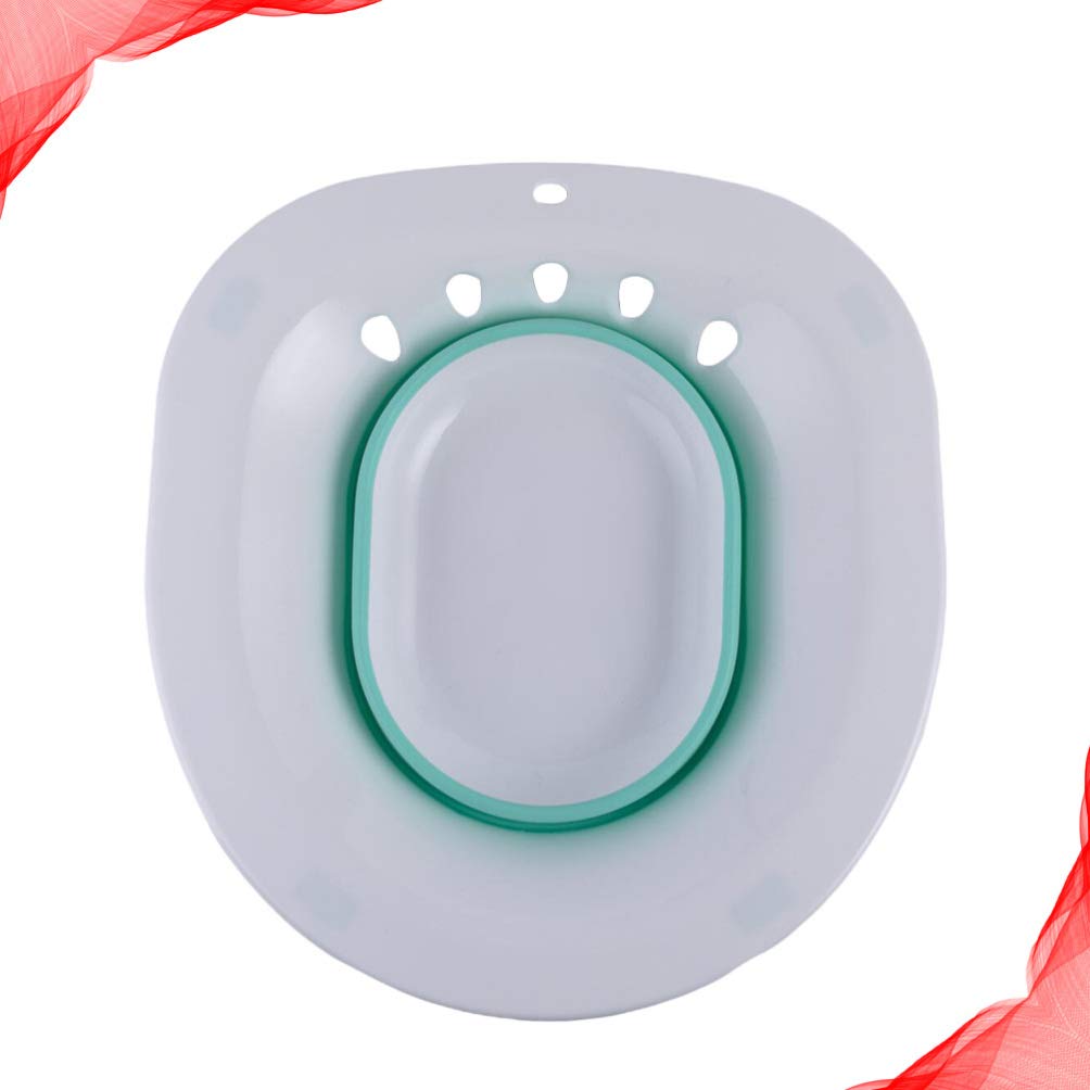 Cabilock 1pc Sitz Bath for Hemorrhoids Sitz Bath Elderly Female Private Part Womens Toilet Bidet Sitz Toilet Sitz Bath for Toilet Hip Bath Pregnant Woman Basin No Squatting