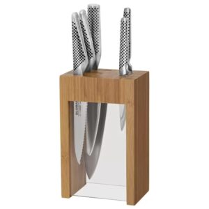 global osaka 6 piece knife block set