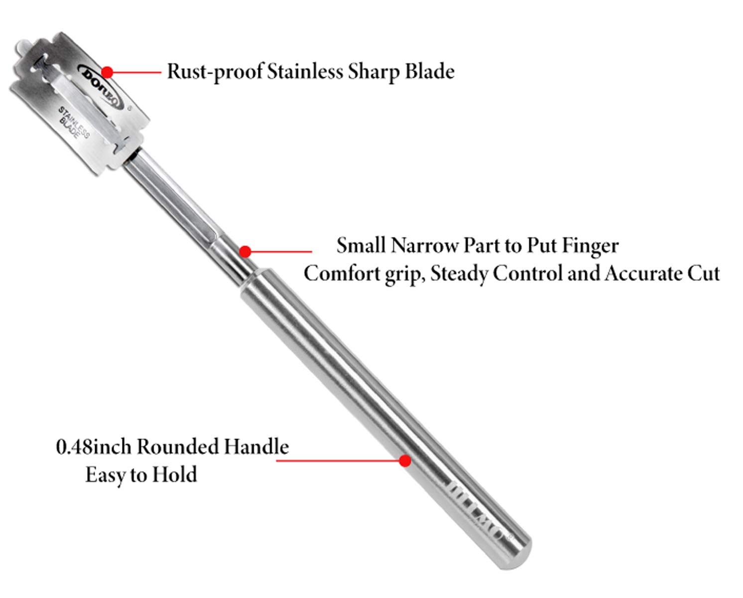 JILLMO Bread Lame, Stainless Steel Bread Scoring Tool with 10 Blades