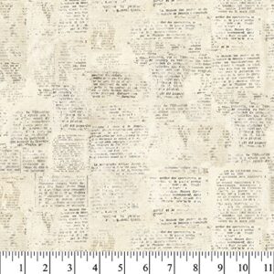 french love letters cotton fabric, 1-yard precuts