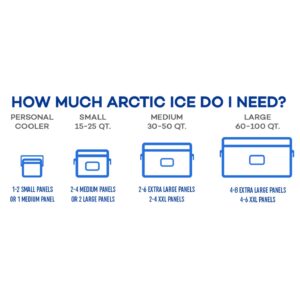 Arctic Ice Chillin' Brew Series Long Lasting High Performance Ice Pack for Beer, Beverages, Tailgating, Day Trips and More - Freezes at 28 Degrees (2-Pack) (XX-Large 10 LB)