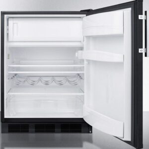 Summit CT663BK 24" Compact Refrigerator in Black