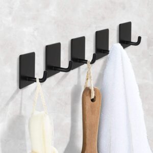 Adhesive Hook Black 4 Pack