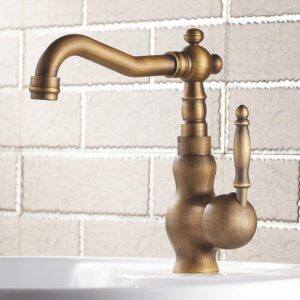 yhsgy bathroom sink taps kitchen faucet hot and cold copper european style bathroom above counter basin single hole sink washbasin basin faucet