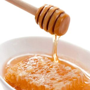 GIYOMI Honey Dipper Stick for Honey Jar Dispense Drizzle Honey,6 Pcs 6inch / 15cm Wood Honey Dippers Sticks - Honey Spoons - Honeycomb Stick