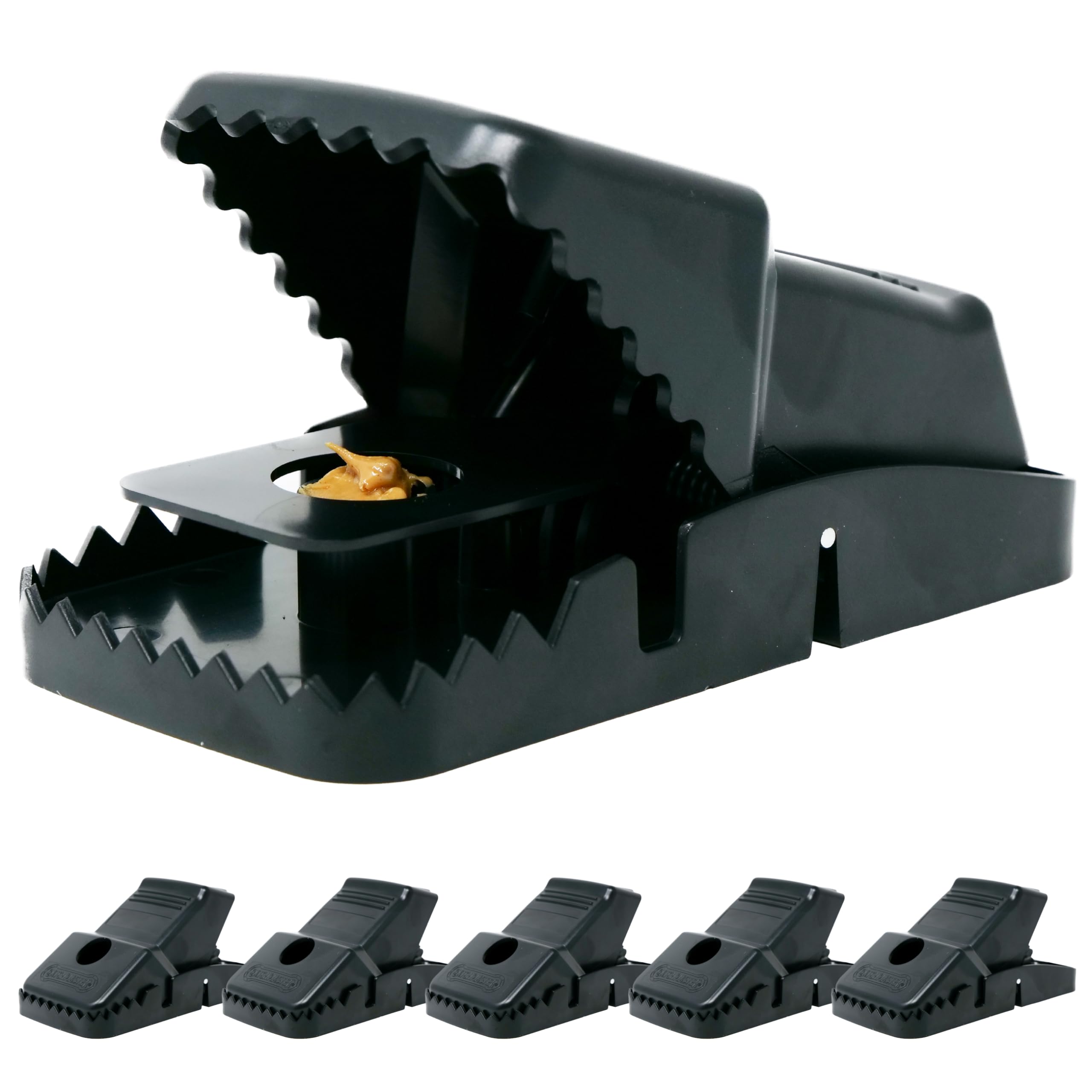 Catchmaster Jumbo Snapper Quick Set Rat/Mouse Snap Trap - 6 Pack