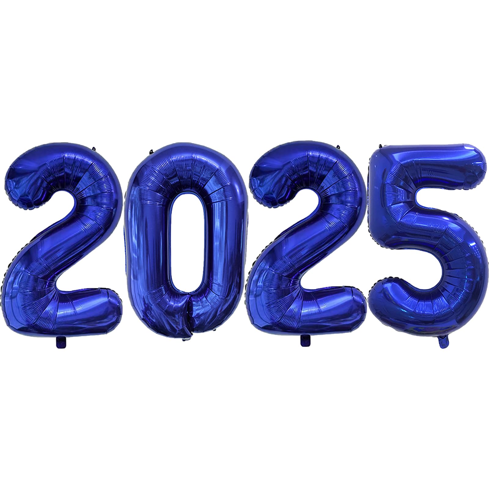 2025 Blue Balloons 40 inch Foil Number Balloons Graduation Party Balloons Decorations New Year Eve 2025 Festival Party Decorations Supplies