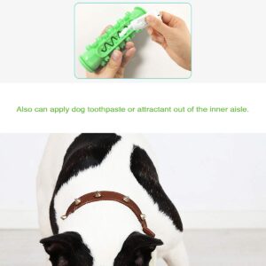 Dog Chew Toy Set for Aggressive Chewers (3 Pack) - Tooth Brushing Teething Toy - Tennis Ball - Dog Rope - Dental Care Textured Toothbrush - Interactive Chew Toy