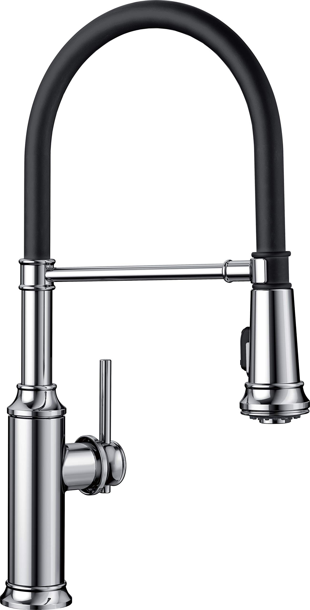 BLANCO KF-442508 Empressa Semi-Pro Kitchen Faucet with Soap Dispenser, Polished Chrome