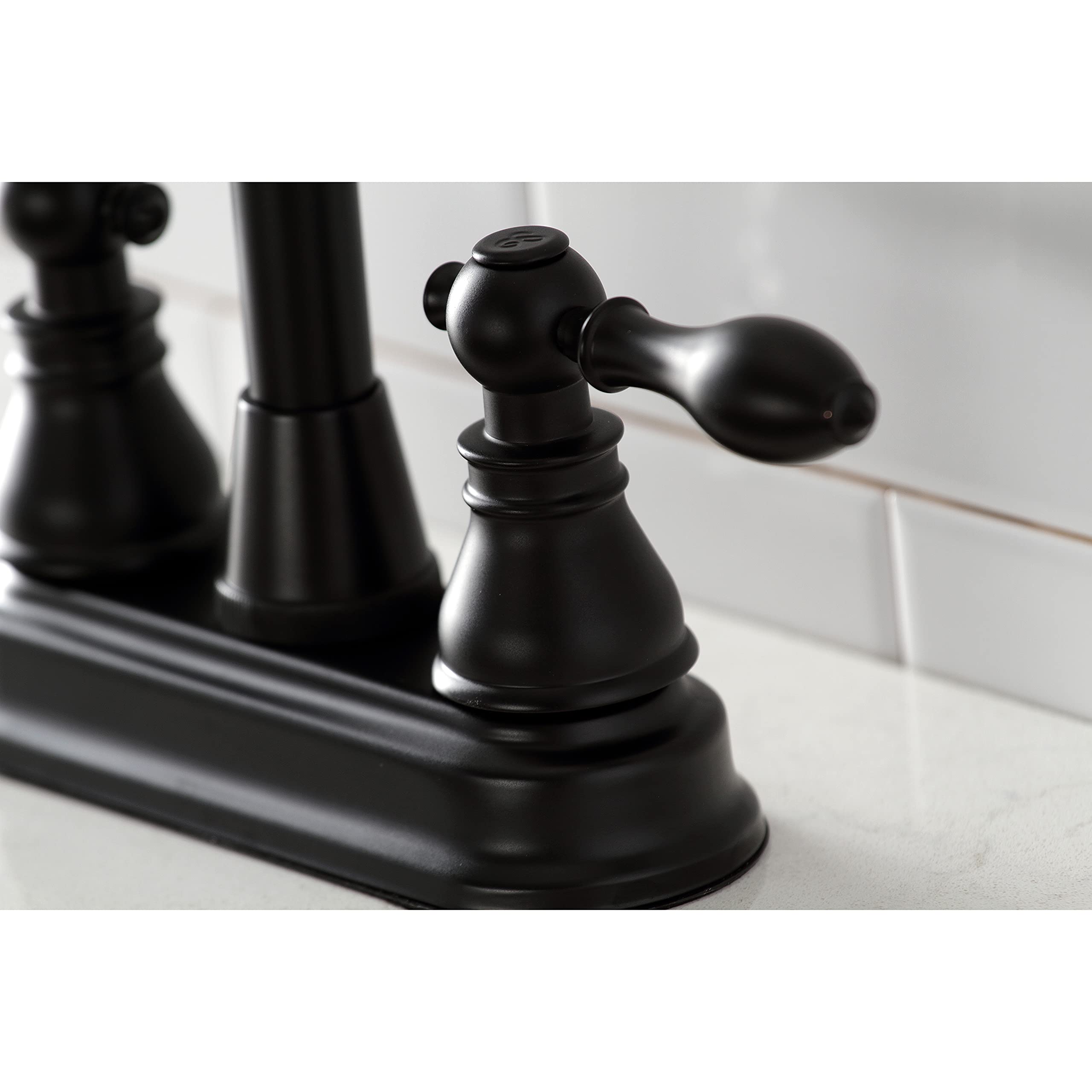 Kingston Brass KB490ACL American Classic Bar Faucet, Matte Black, 6.25 x 4.75 x 11.56