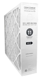 clean comfort amp-m8-1056 - 20" x 25" x 5" media air filter, merv 11