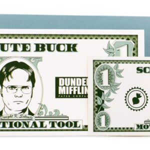 Chillkat Schrute Buck Birthday Card with Sticker, The Office TV Show (1)