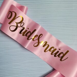 magnusson's garden bridesmaid sash, bachelorette party sash, bridal shower decorations, in my bridal era wedding party accessories for team bride tribe