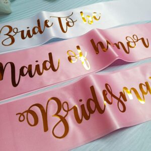 Magnusson's Garden Bridesmaid Sash, Bachelorette Party Sash, Bridal Shower Decorations, in My Bridal Era Wedding Party Accessories for Team Bride Tribe