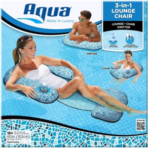 aqua 3-in-1 lounge chair, 57"