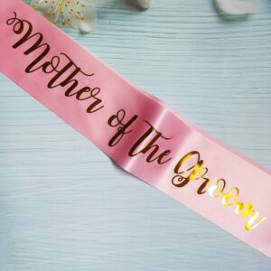 magnusson's garden mother of the groom sash, bachelorette party bridal shower accessories, wedding engagement gift idea for mother-in-law from bride