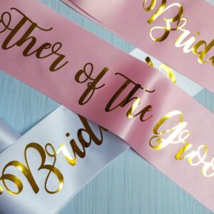 Magnusson's Garden Mother of the Groom Sash, Bachelorette Party Bridal Shower Accessories, Wedding Engagement Gift Idea for Mother-in-Law from Bride