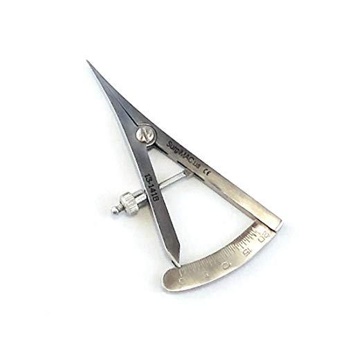 Dental Castroviejo Caliper 0 to 20 mm Straight 3.25" Surgical Premium Instrumens