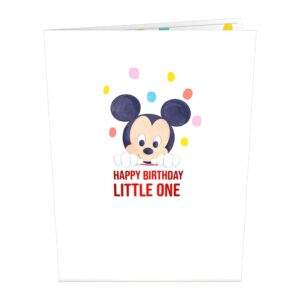 Lovepop Disney's Mickey and Friends 1st Birthday Pop Up Card - 3D Card, Birthday Card, Disney Birthday Card, Mickey Mouse Birthday Card, 3D Birthday Card, Pop Up Disney Card, 1st Birthday Card