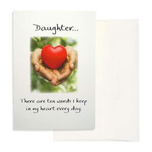 blue mountain arts greeting card “daughter…” is the perfect birthday, graduation, “i love you,” or “just because” card for an amazing daughter, by douglas pagels