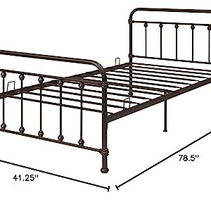 4D Concepts Amelia Twin Bed/Bronze