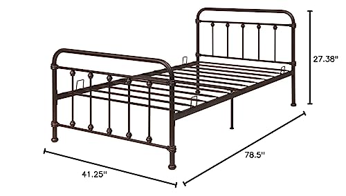 4D Concepts Amelia Twin Bed/Bronze