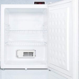 Summit Appliance FF28LWHGP Compact General Purpose All-refrigerator in White Finish with 2.4 Cu.Ft. of Storage Capacity, Automatic Defrost, Front-mounted Lock, Digital Thermostat, Internal Fan