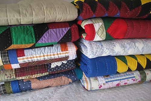 Vuwuma 45" x 60" Natural Cotton Quilt Batting for Quilting Fabric Sewing Crib Size