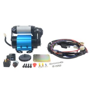 ckma12 high output 12v air compressor system single motor replacement for tire inflating and air locker differentials