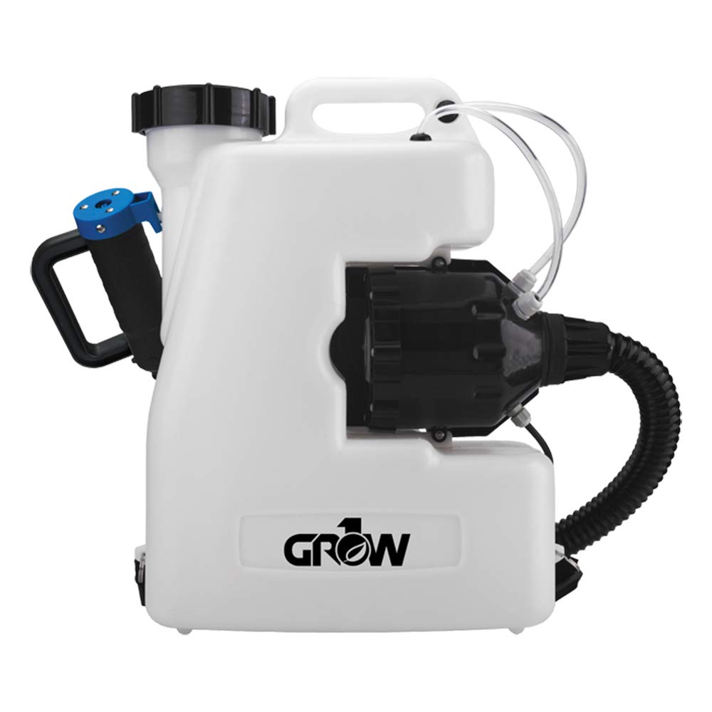 Grow1 Electric Backpack Fogger Machine ULV Atomizer Sprayer with Commercial Hose for Spraying Garden Greenhouse Indoor Outdoor Foggers, 4 Gallon