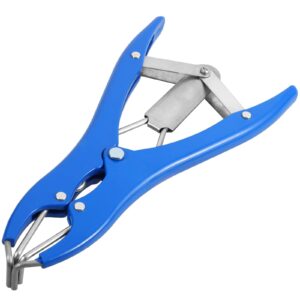 nuobesty metal balloon expansion pliers tool filling balloon mouth expander diy tools for sequins confetti filling home party activities dedicated blue