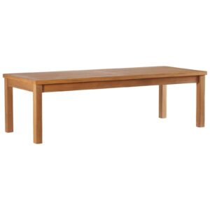 Modway EEI-4122-NAT Upland Patio Teak Wood, 59" Coffee Table, Natural