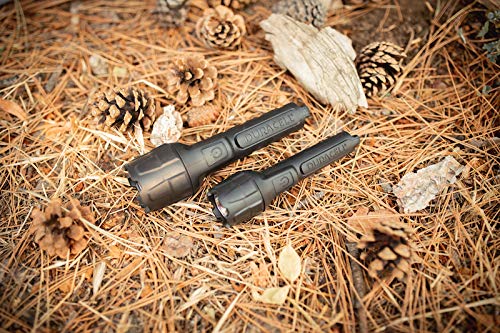 Duracell Heavy Duty Rubber Flashlight Combo Pack -100 & 80 Lumen Flashlights - Rubberized Construction with Comfort Grip Design and 2-AA & 2-AAA Batteries Included. Great for in-Door & Out-Door Use