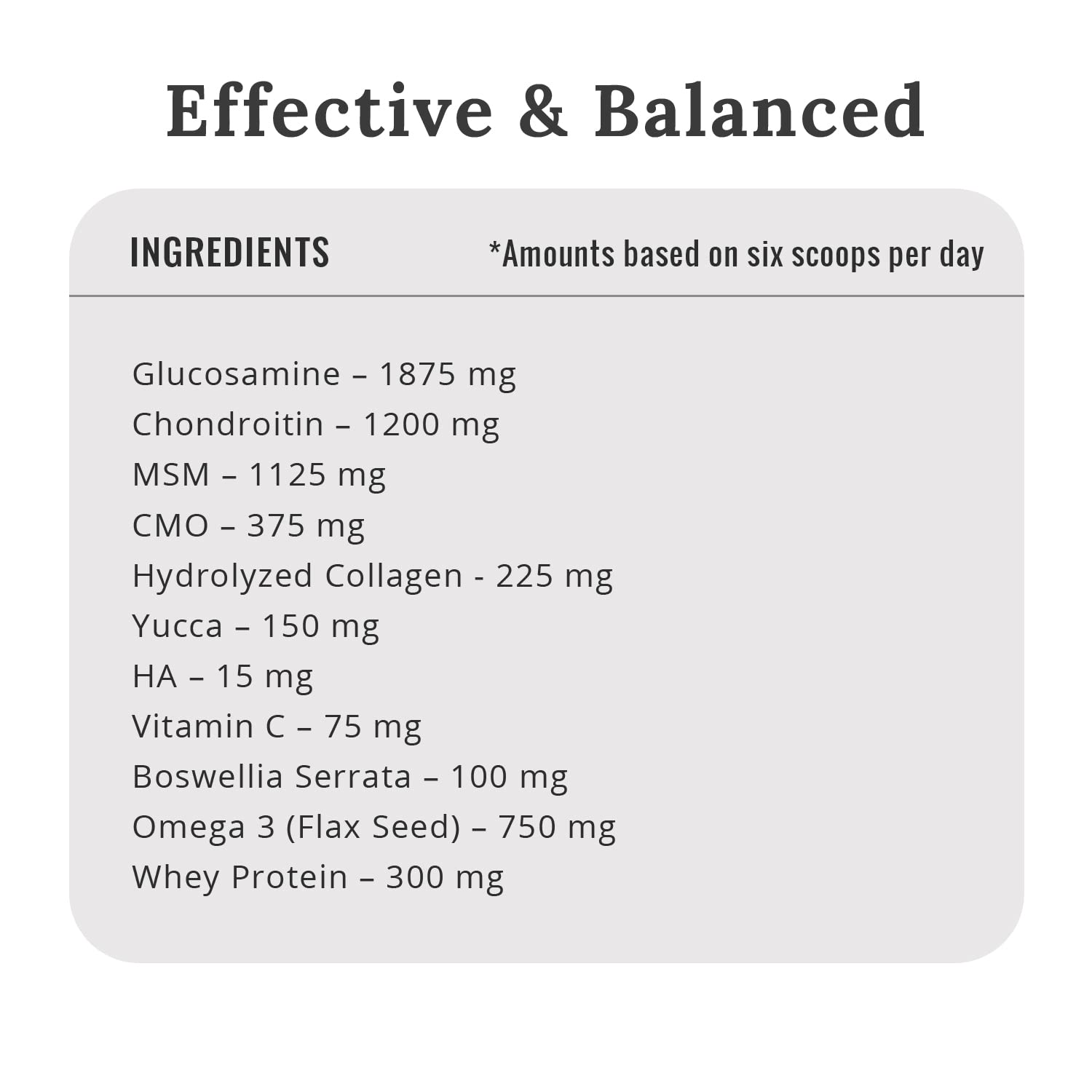 Mojo Joint Supplement for Dogs and Cats, Feline + Canine Food Grade Hip & Joint Supplement with Glucosamine and Chondroitin, Dog & Cat Mobility Supplement (Small, 8 oz)