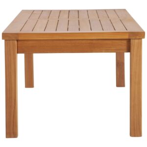 Modway EEI-4122-NAT Upland Patio Teak Wood, 59" Coffee Table, Natural